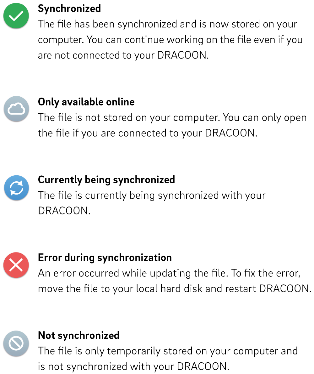 Synchronize data: Easy & secure with DRACOON for Windows & Mac