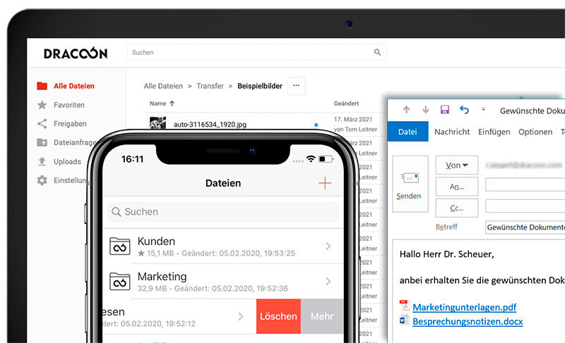 DRACOON Login: Hilfe beim ersten Anmelden